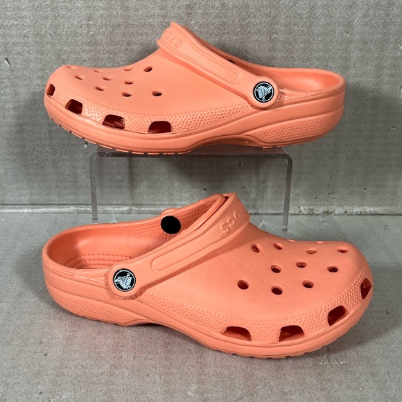 CROCS | Shoes | Crocs Light Orangepeach Unisex Clogs Mens 6womens 8 ...